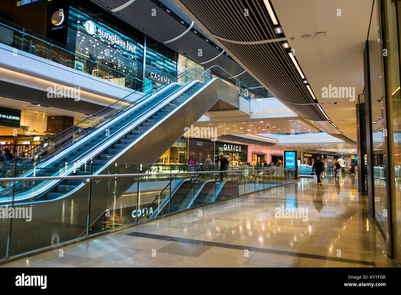 Westfield Shopping Arcade Mall Centre High Resolution Stock Photography ...