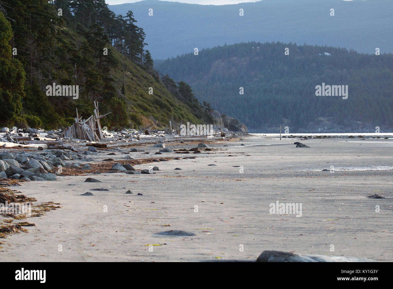 Coast of Savary island in beautiful British Columbia, Canada Stock ...