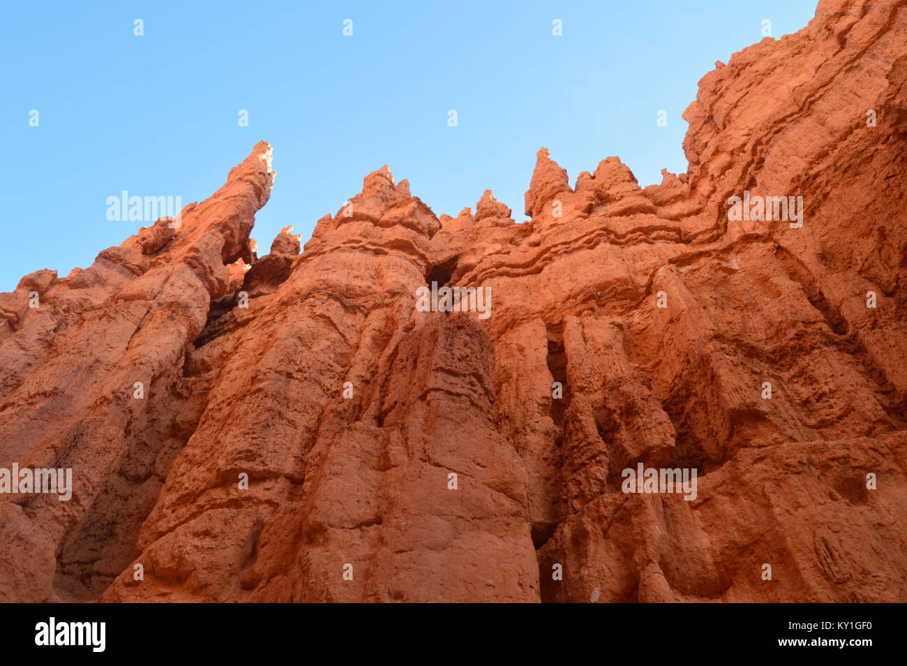 Highest Walls Of Hodes In Bryce Canyon Formations Of Hodes. Geology ...