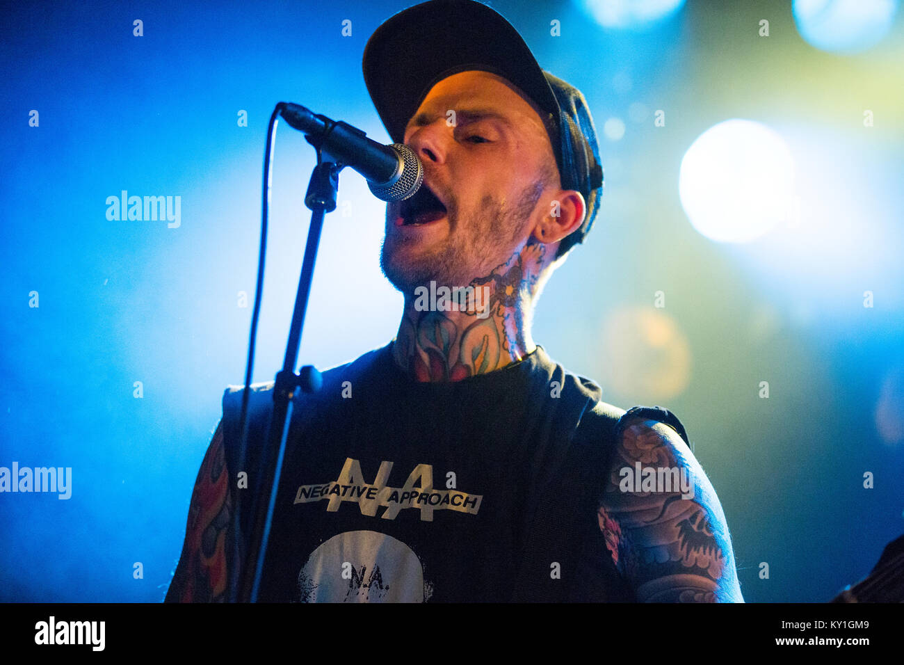 Norway, Oslo - January 07, 2018. The Swedish punk rock band Venerea ...