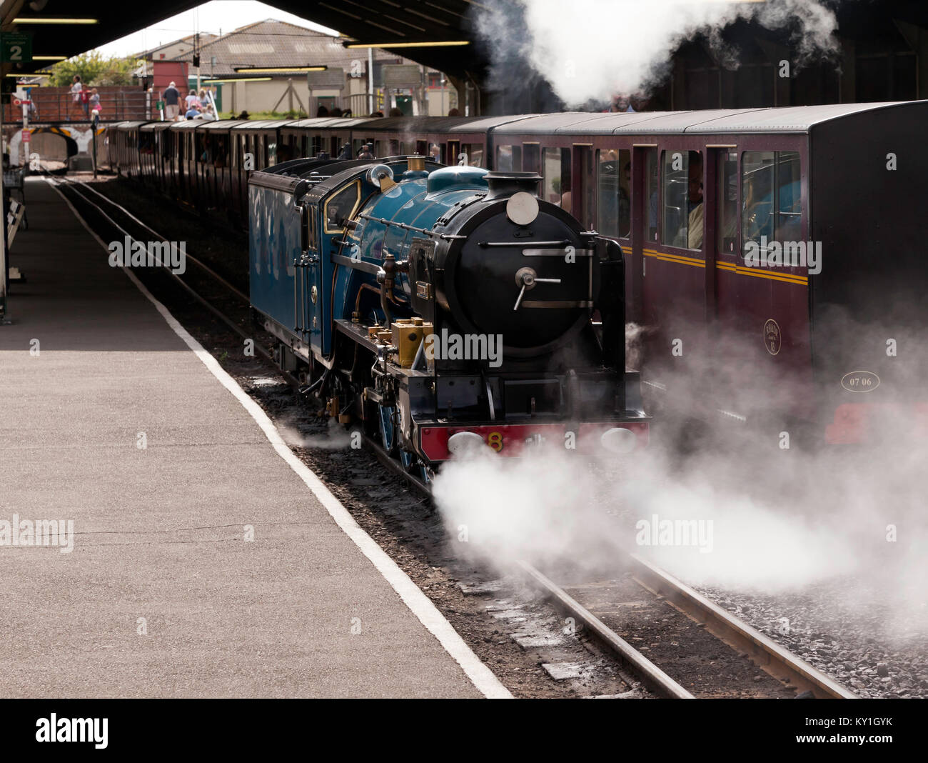 Hurricane, the No 8 steam locomotive built in 1927 for the Romney ...