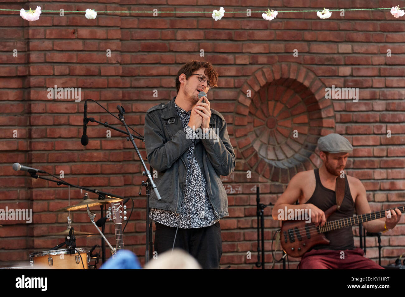 The Swedish singer, songwriter and musician Albin Lee Meldau performs a ...
