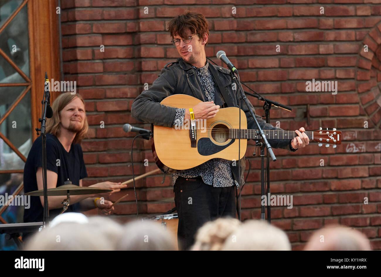 The Swedish singer, songwriter and musician Albin Lee Meldau performs a ...