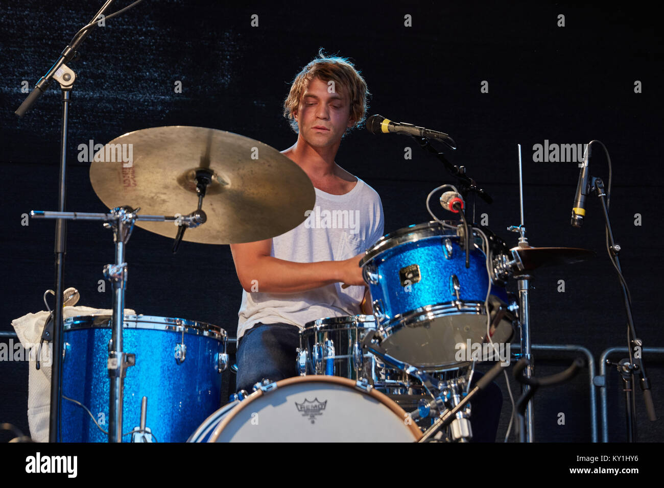 The American rock band Allah-Las performs a live concert at the ...
