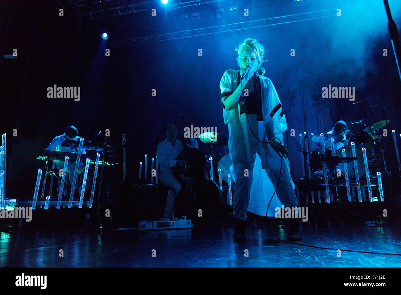 The Norwegian singer, songwriter and musician Ane Brun performs a live ...