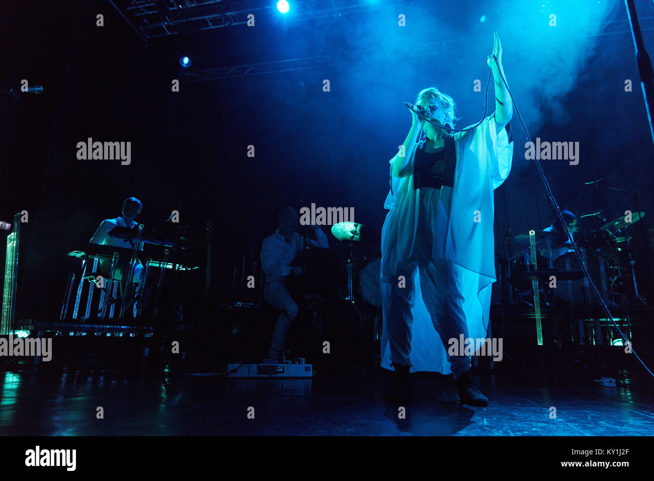 The Norwegian singer, songwriter and musician Ane Brun performs a live ...