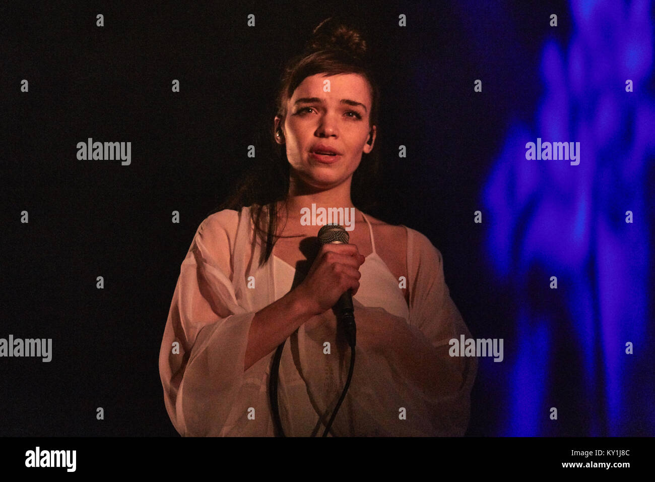The Norwegian singer, songwriter and musician ARY performs a live ...