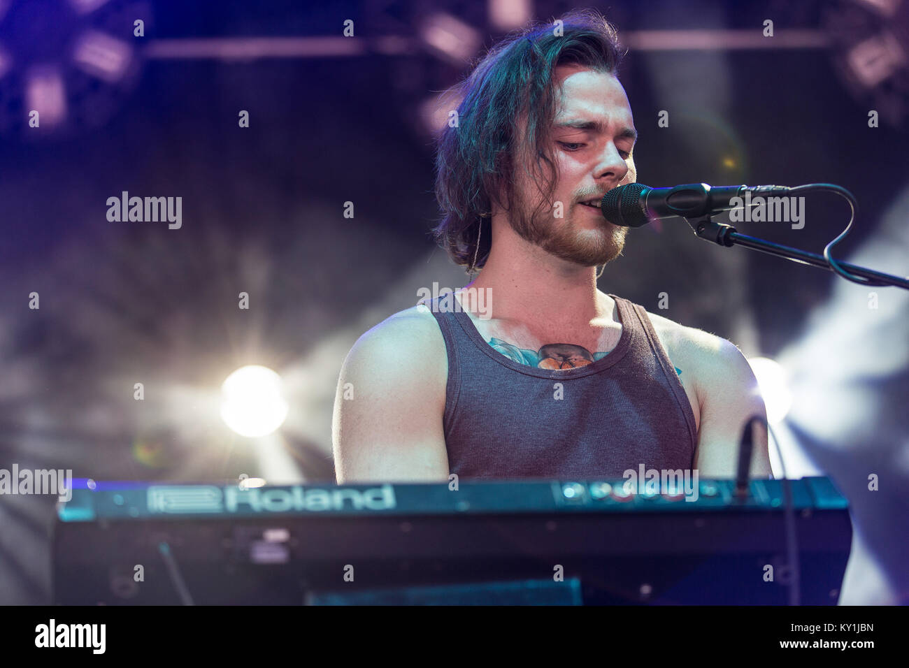 The Icelandic musician, singer and songwriter Ásgeir Trausti performs a ...