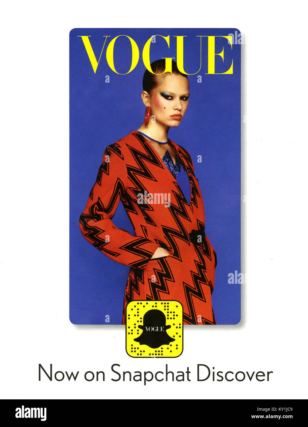 2010s UK Vogue Magazine Advert Stock Photo - Alamy