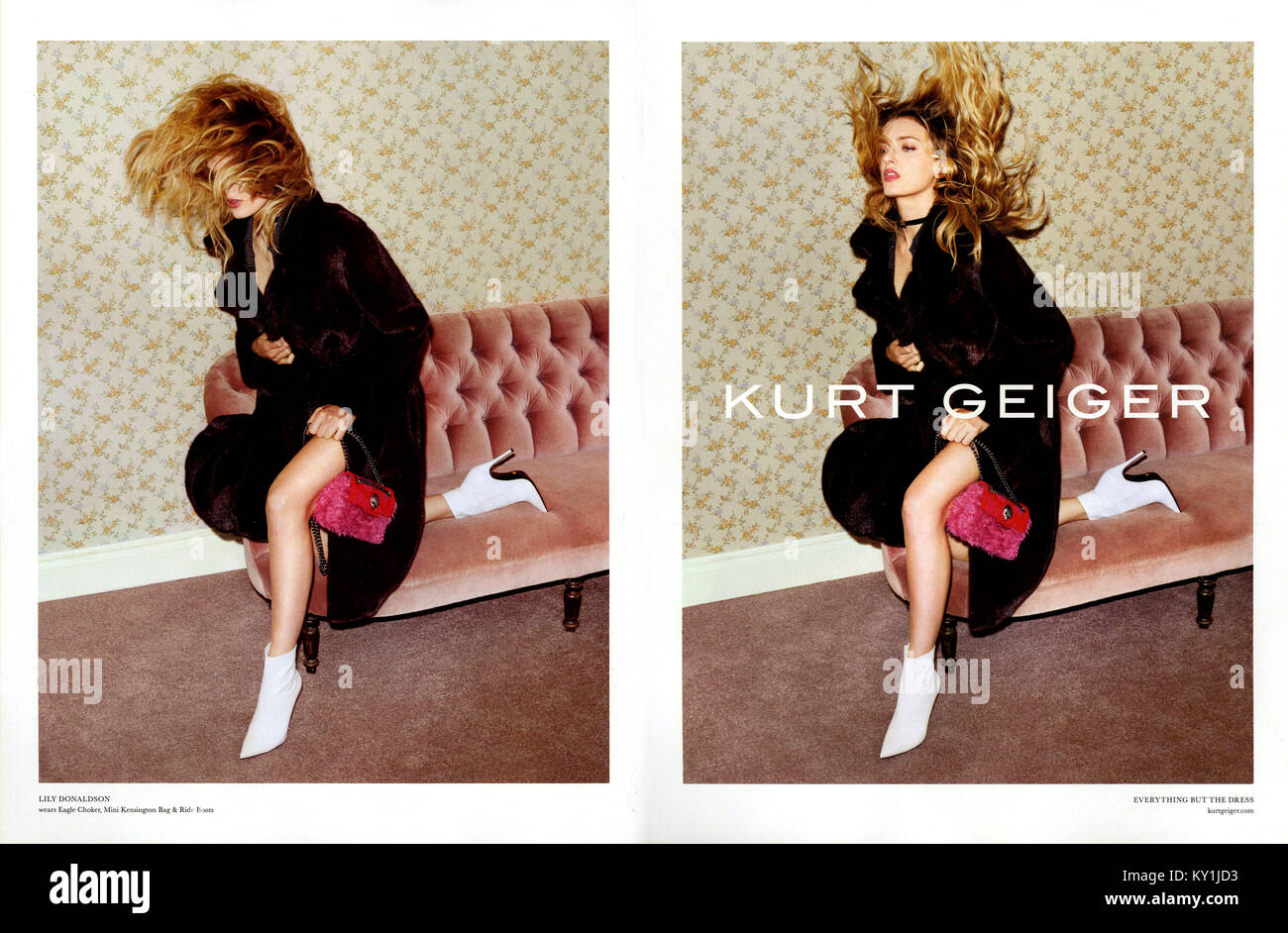 2010s UK Kurt Geiger Magazine Advert Stock Photo - Alamy