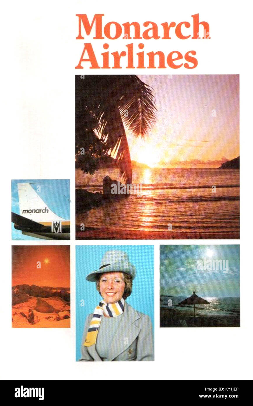 1970s UK Monarch Magazine Advert Stock Photo - Alamy