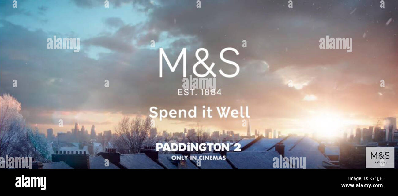 2000s UK Marks and Spencer TV Advert (Grab Stock Photo - Alamy