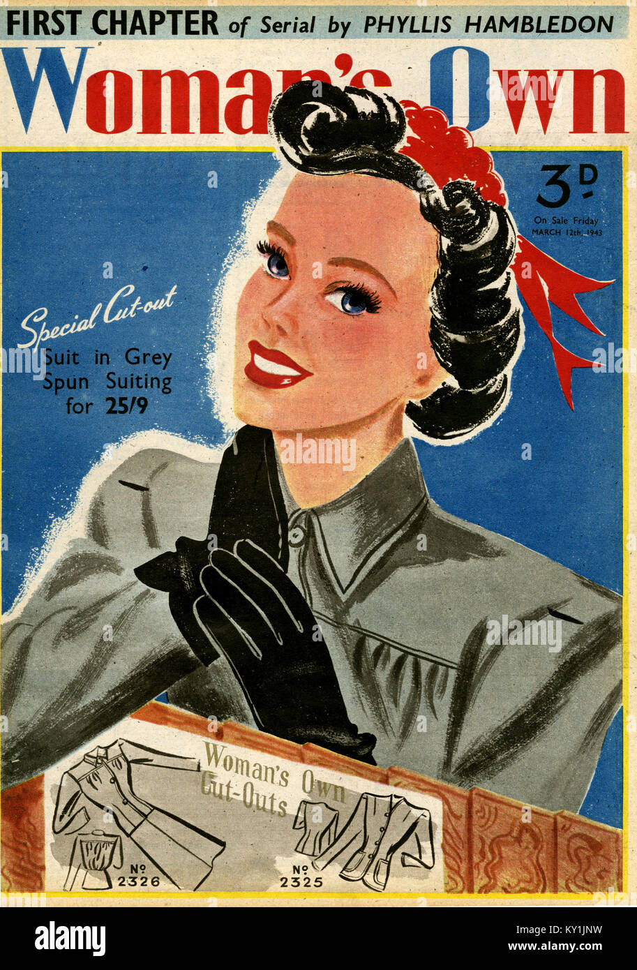 1940s UK Woman's Own Magazine Cover Stock Photo - Alamy