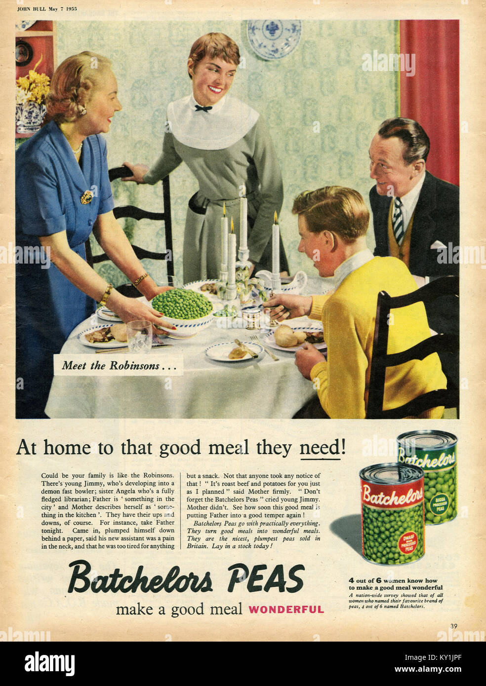 Food advert uk 1940s hi-res stock photography and images - Alamy
