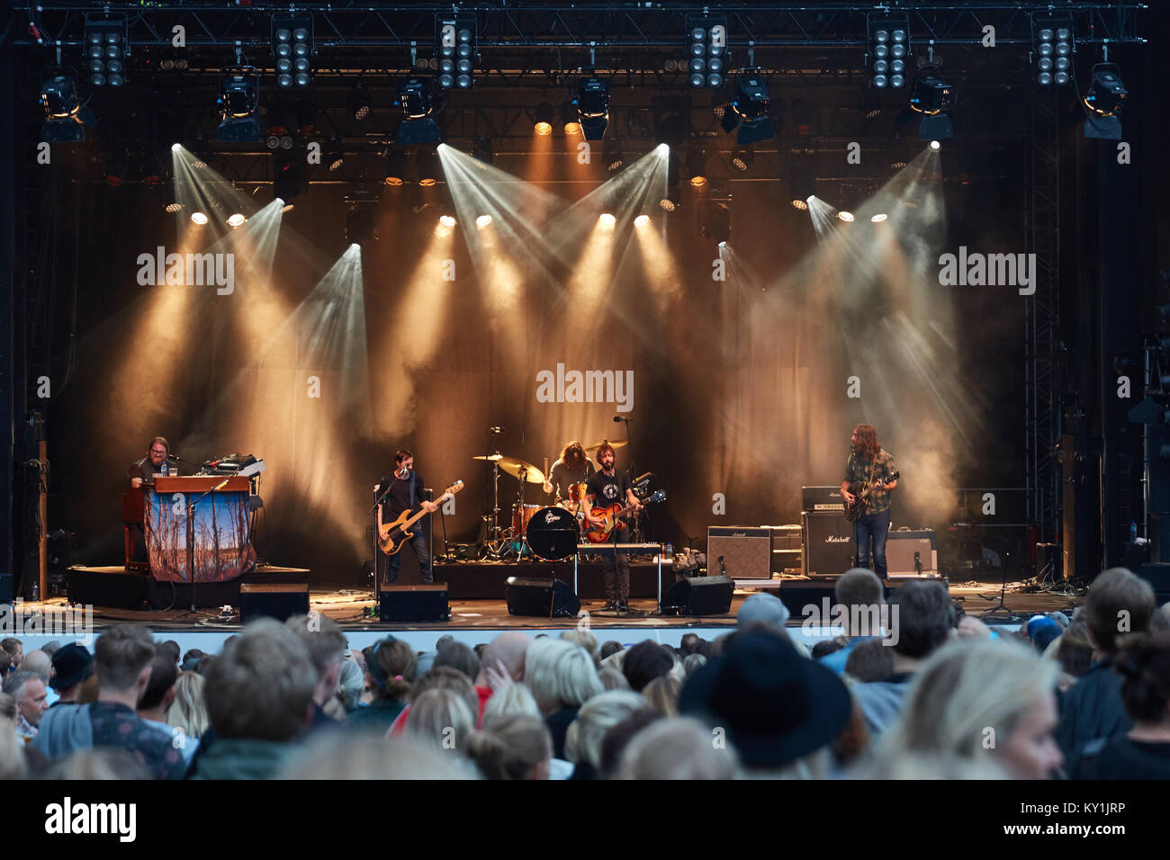 The American rock band Band of Horses performs a live concert at the ...