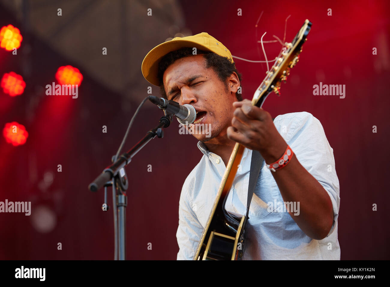 The American singer-songwriter and blues-rock musician Benjamin Booker ...