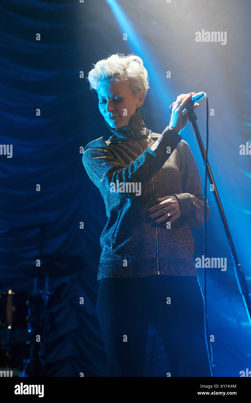 The Norwegian pop singer and songwriter Bertine Zetlitz performs a live ...