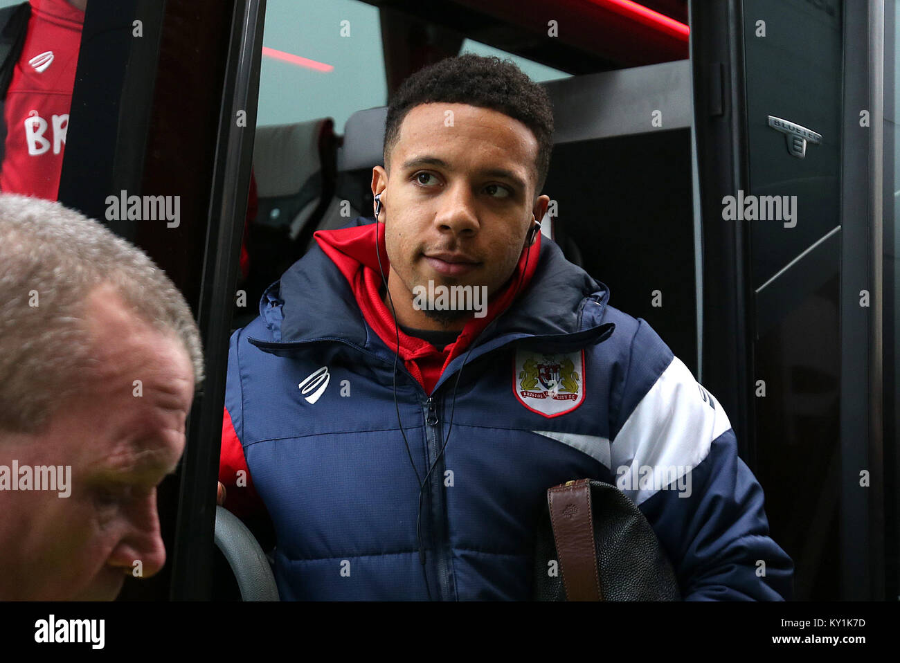 Bristol City's Korey Smith arrives at the stadium Stock Photo - Alamy