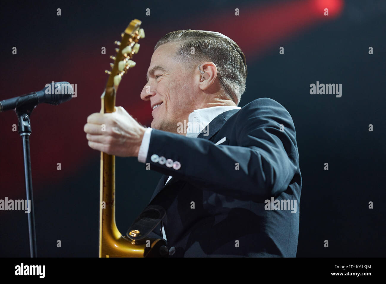 The Canadian singer, songwriter and musician Bryan Adams performs a ...