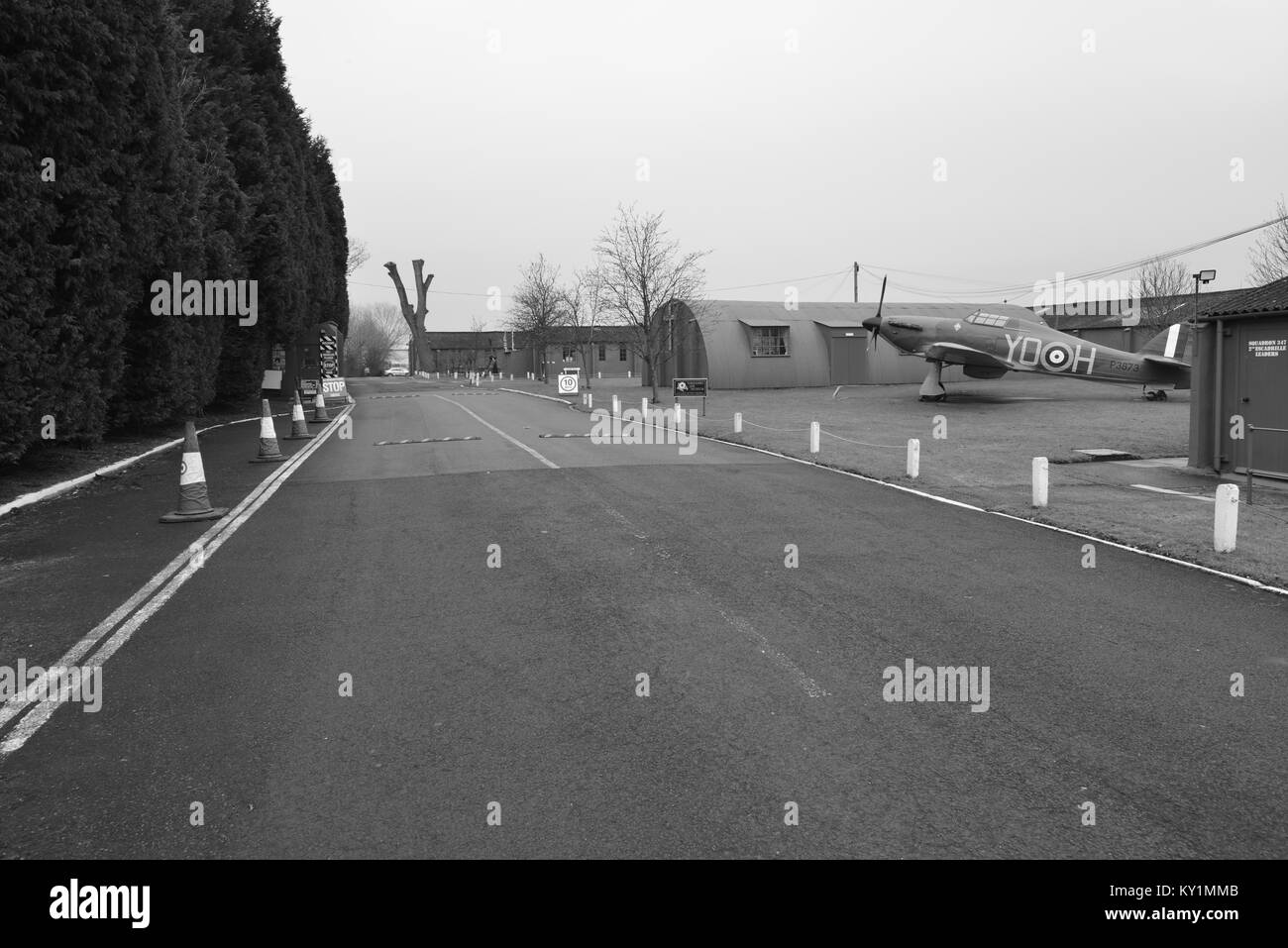 Sheds and Billets at a World War Two bomber command base in the UK ...
