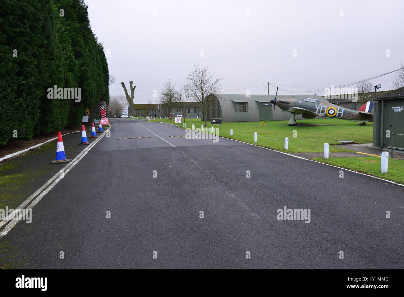 Sheds and Billets at a World War Two bomber command base in the UK ...