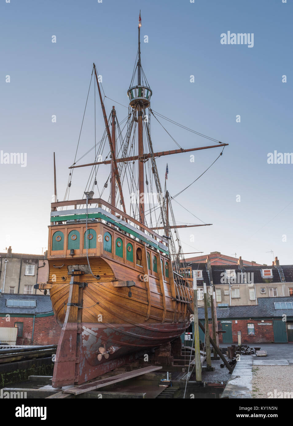 The Matthew of Bristol, a replica of the boat sailed by John Cabot to ...