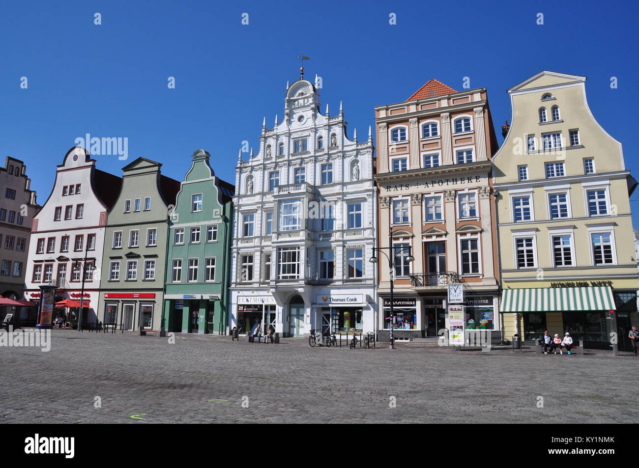 Downtown Rostock, Germany Stock Photo - Alamy