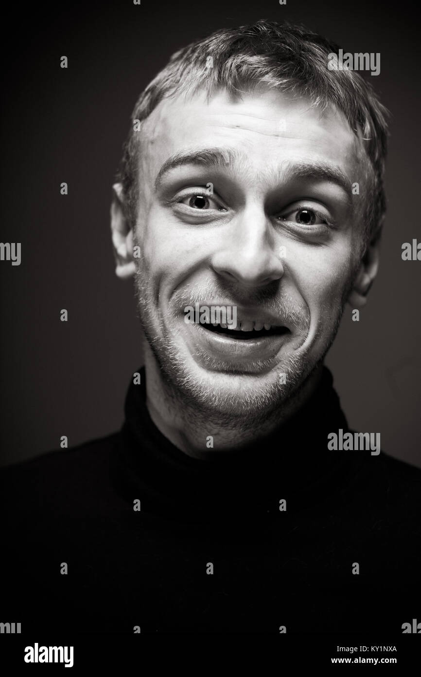studio portrait of good man Stock Photo - Alamy