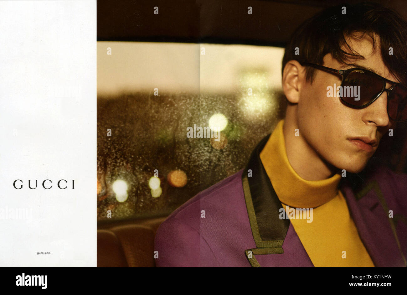 2010s UK Gucci Magazine Advert Stock Photo - Alamy