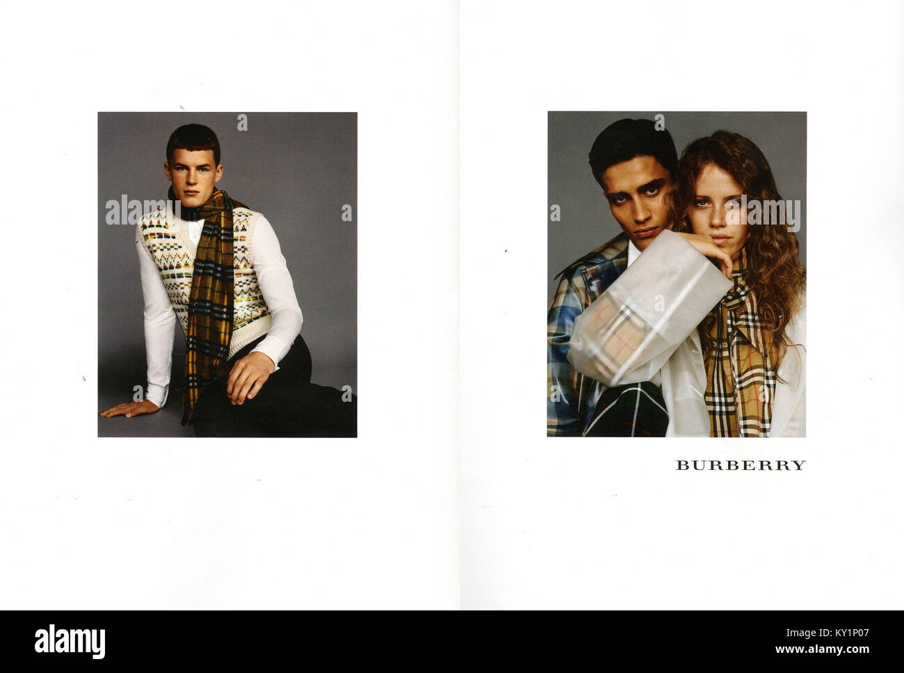 2010s UK Burberry Magazine Advert Stock Photo - Alamy