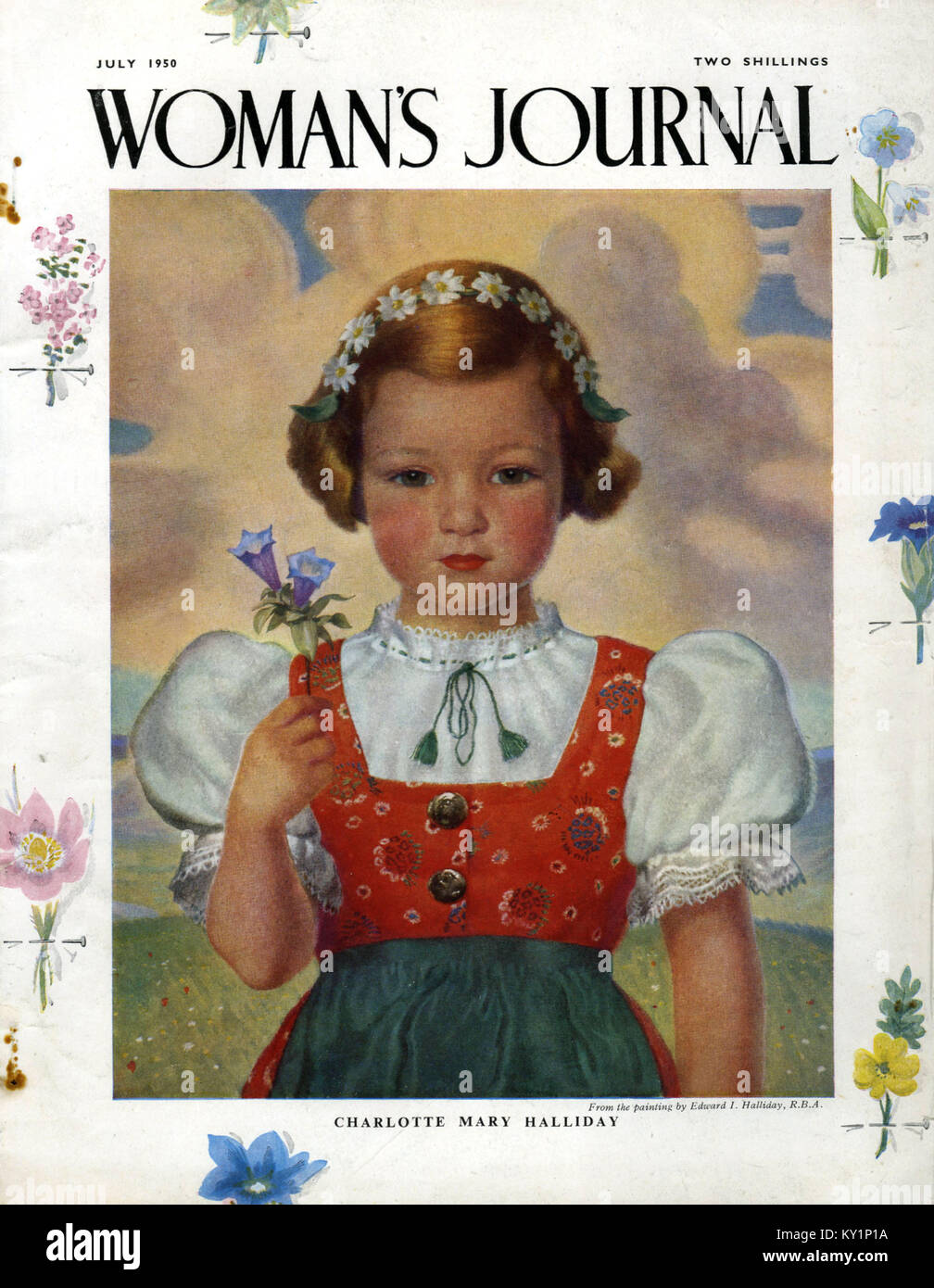 1950s UK Woman's Journal Magazine Cover Stock Photo - Alamy