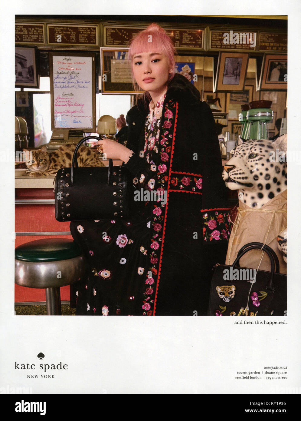 2010s UK Kate Spade Magazine Advert Stock Photo - Alamy