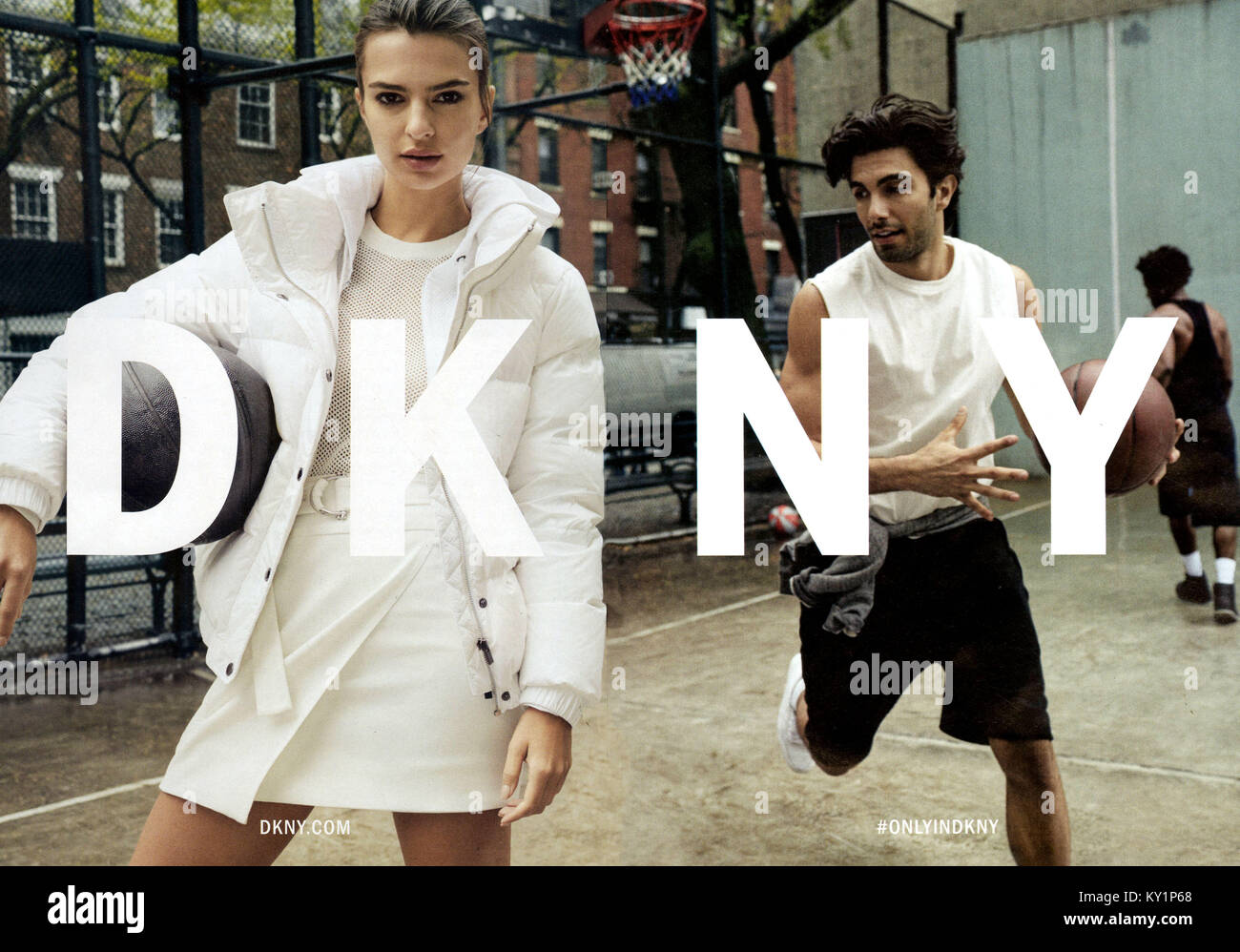 2010s UK DKNY Magazine Advert Stock Photo - Alamy