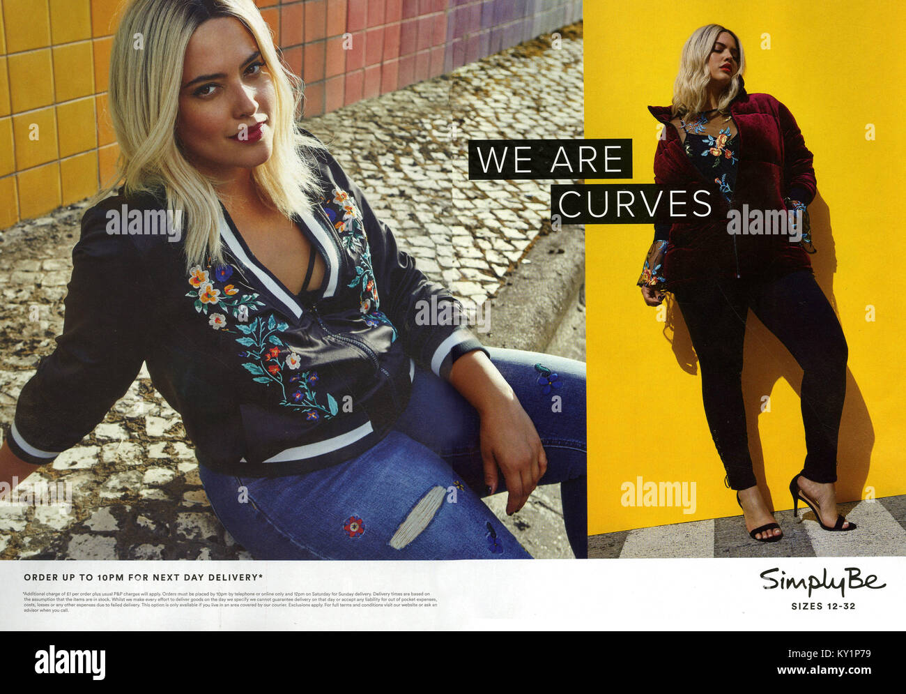 2010s UK Simply Be Magazine Advert Stock Photo - Alamy