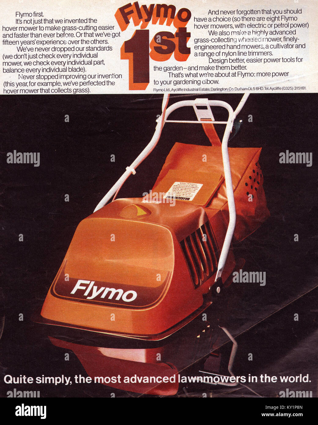 Flymo advert hi-res stock photography and images - Alamy