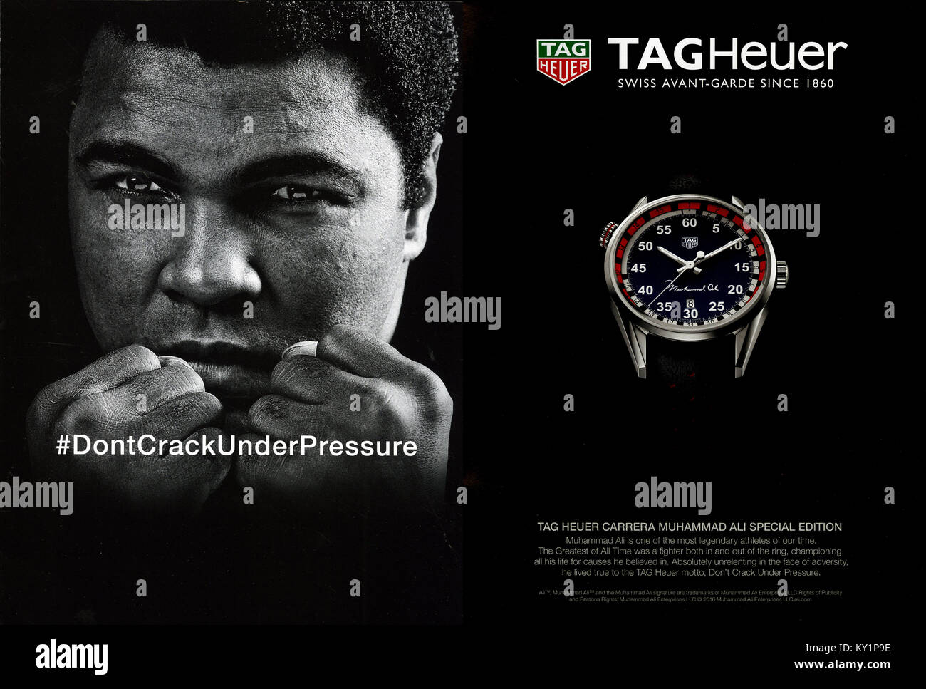 2010s UK Tag Heuer Magazine Advert Stock Photo - Alamy