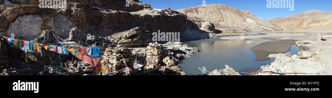Bridge and river in Garuda valley Stock Photo - Alamy