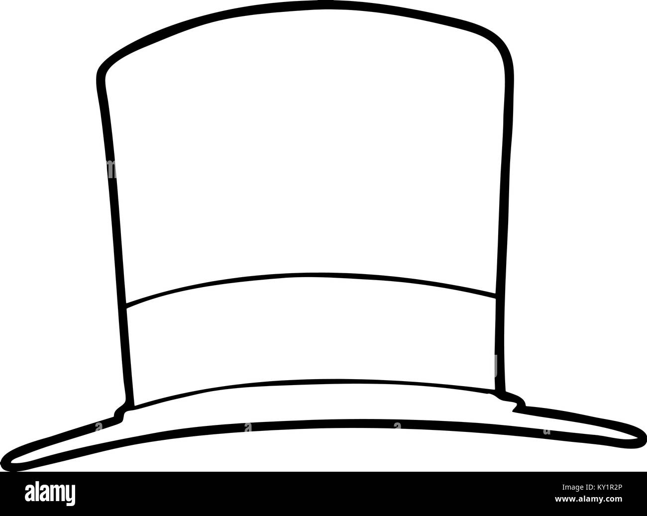 cartoon top hat Stock Vector Image & Art - Alamy