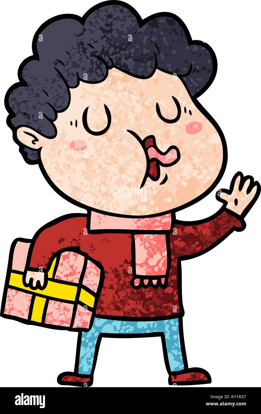 cartoon man singing Stock Vector Image & Art - Alamy