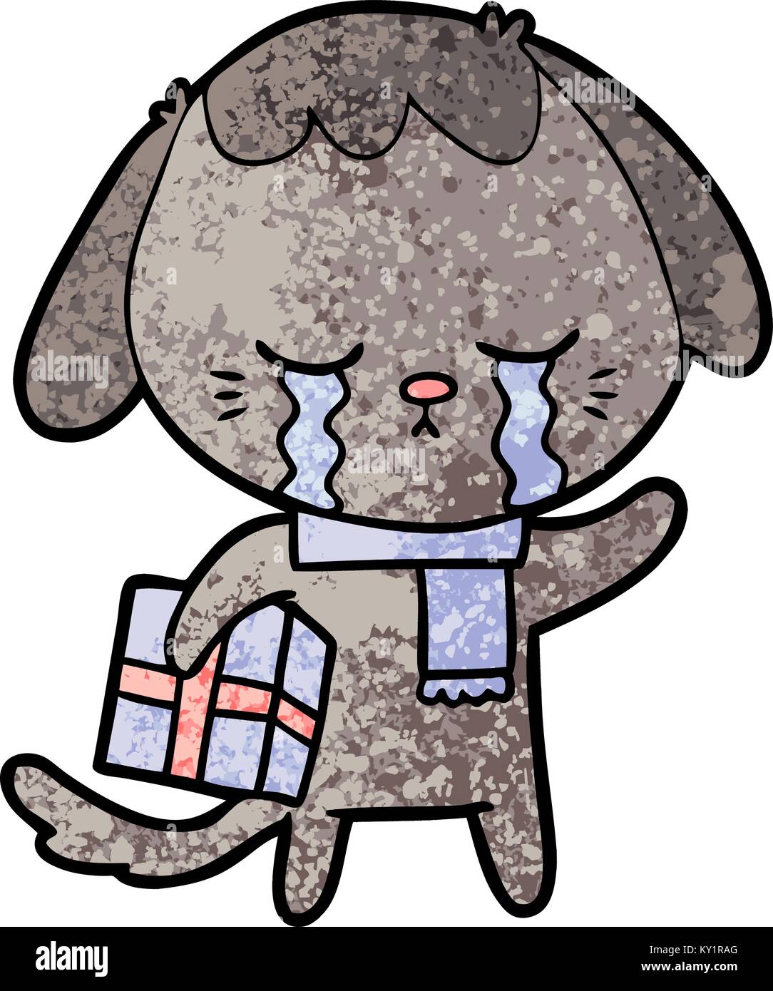 cartoon crying dog Stock Vector Image & Art - Alamy