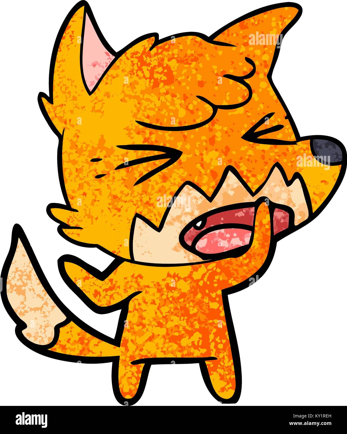 angry cartoon fox Stock Vector Image & Art - Alamy