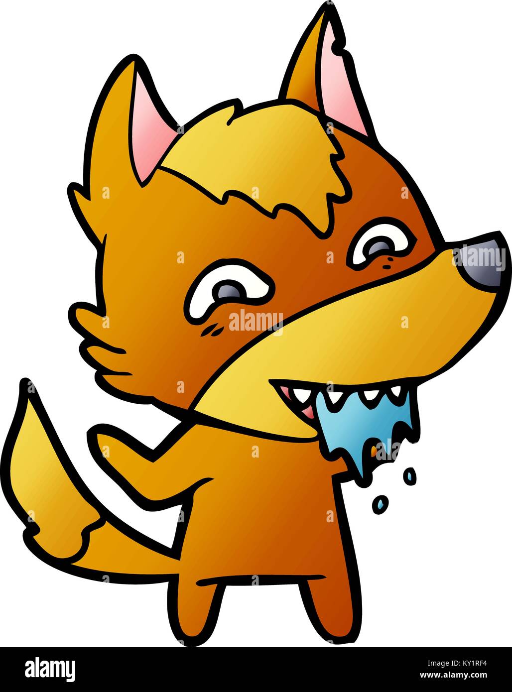 fox cartoon character Stock Vector Image & Art - Alamy