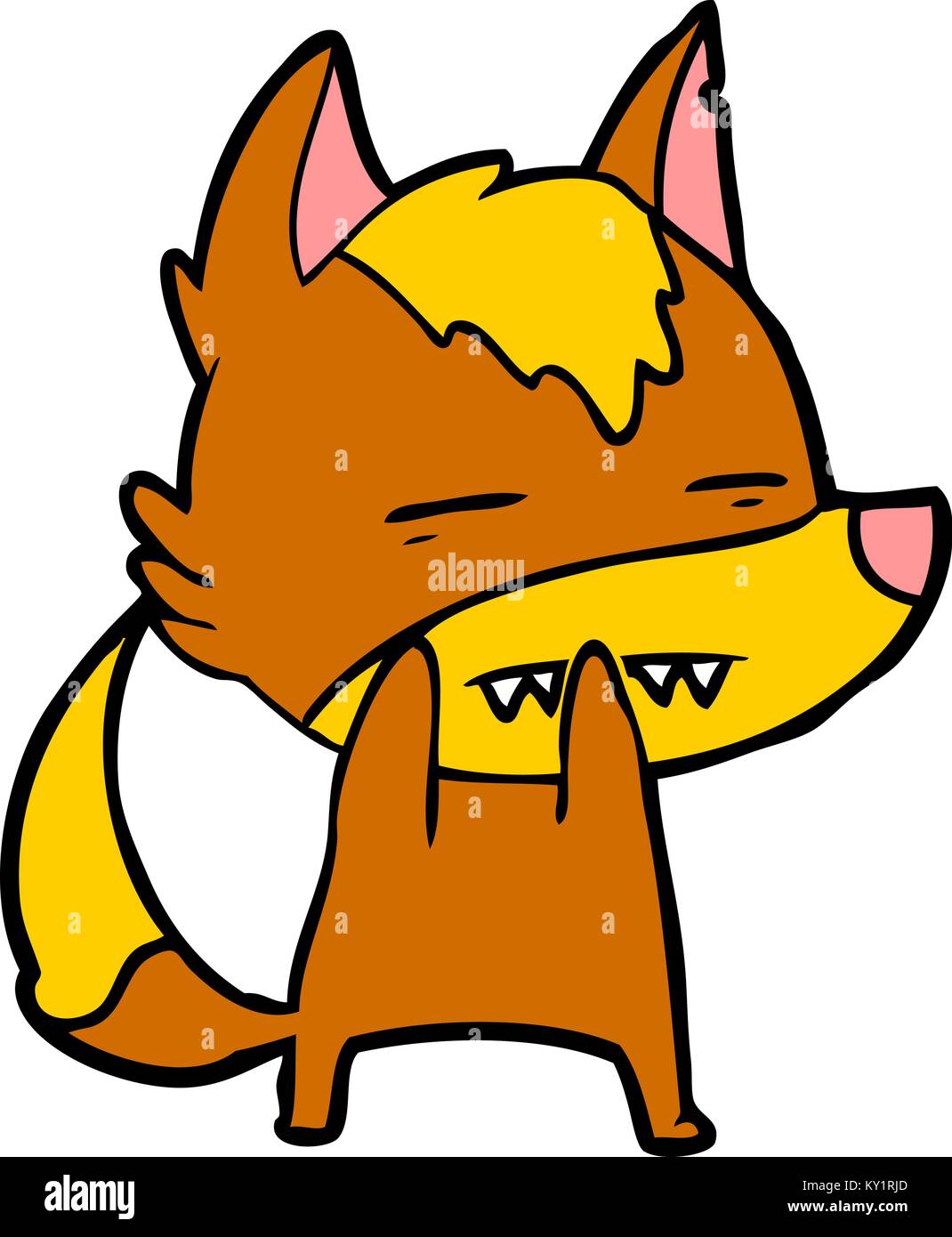 fox cartoon character Stock Vector Image & Art - Alamy