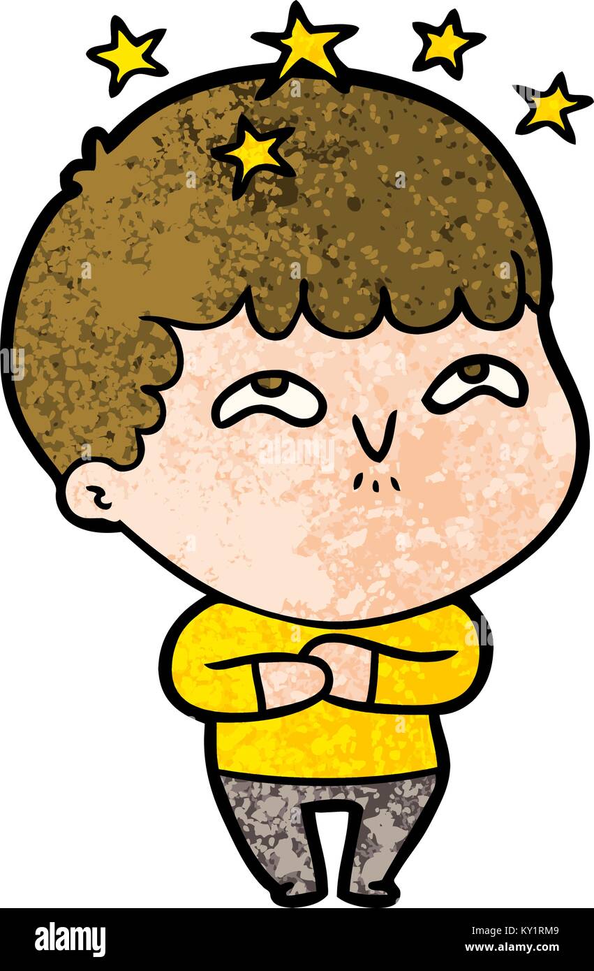 cartoon amazed boy Stock Vector Image & Art - Alamy