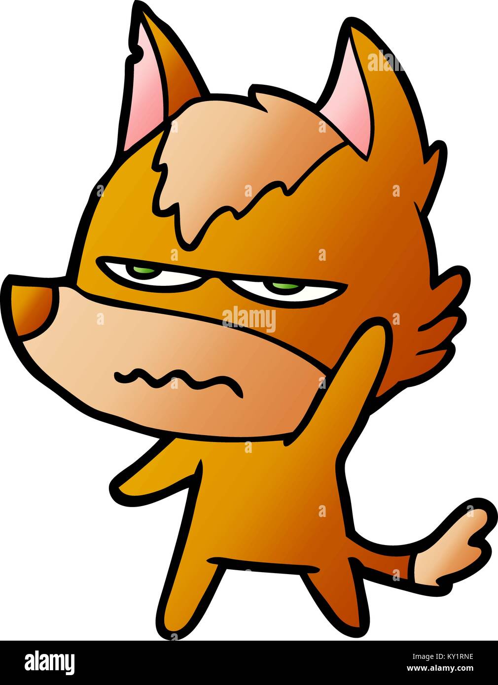 fox cartoon character Stock Vector Image & Art - Alamy
