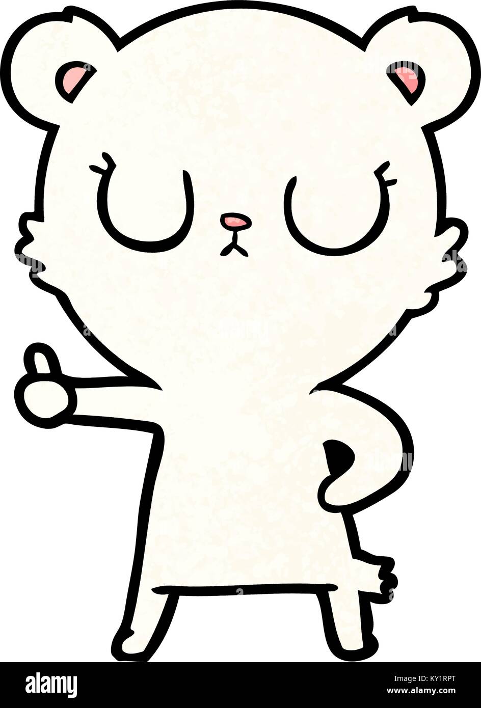 happy polar bear cartoon Stock Vector Image & Art - Alamy