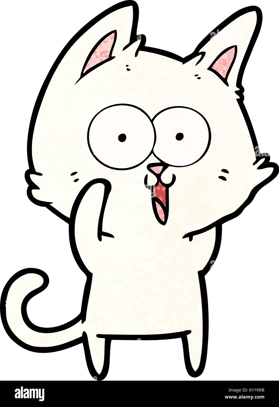 funny cartoon cat Stock Vector Image & Art - Alamy