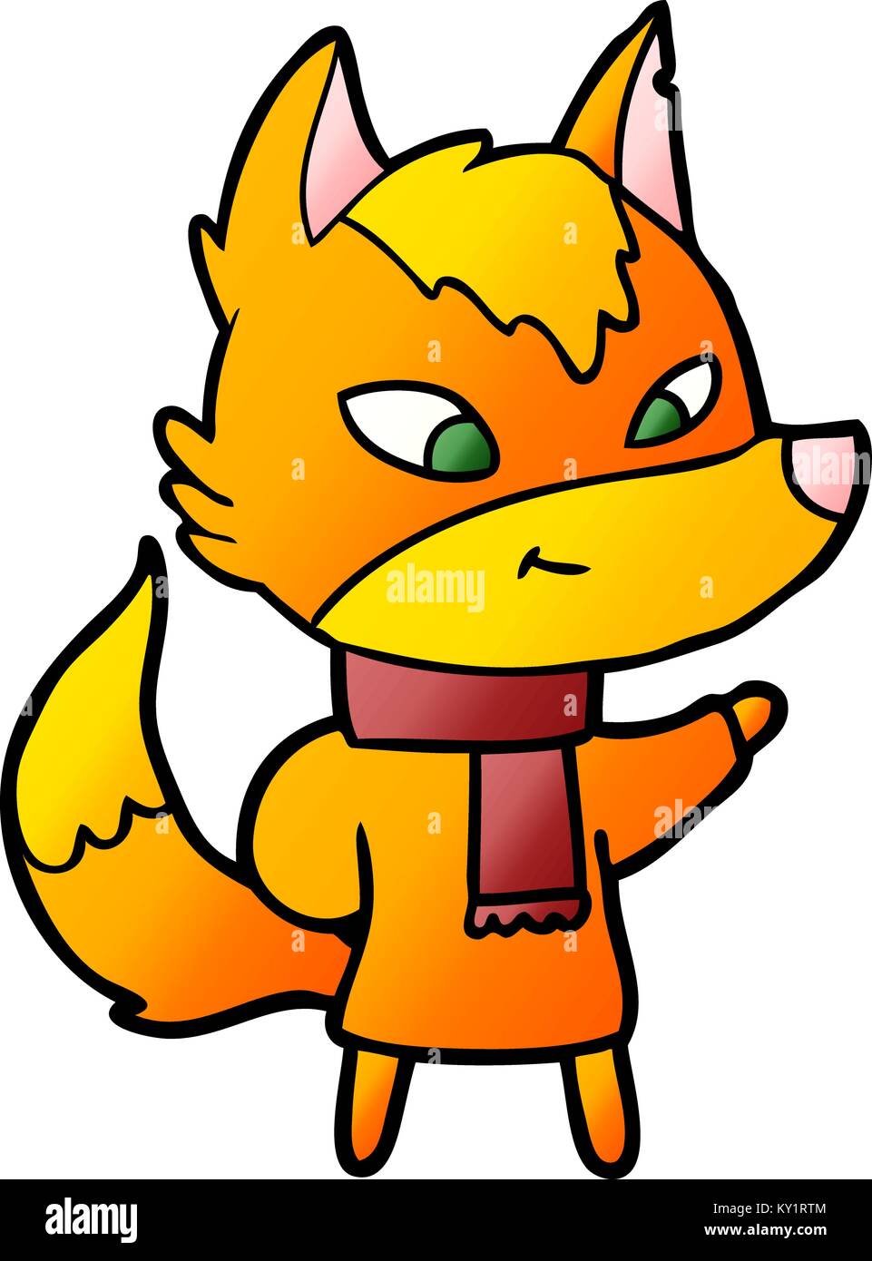 fox cartoon character Stock Vector Image & Art - Alamy