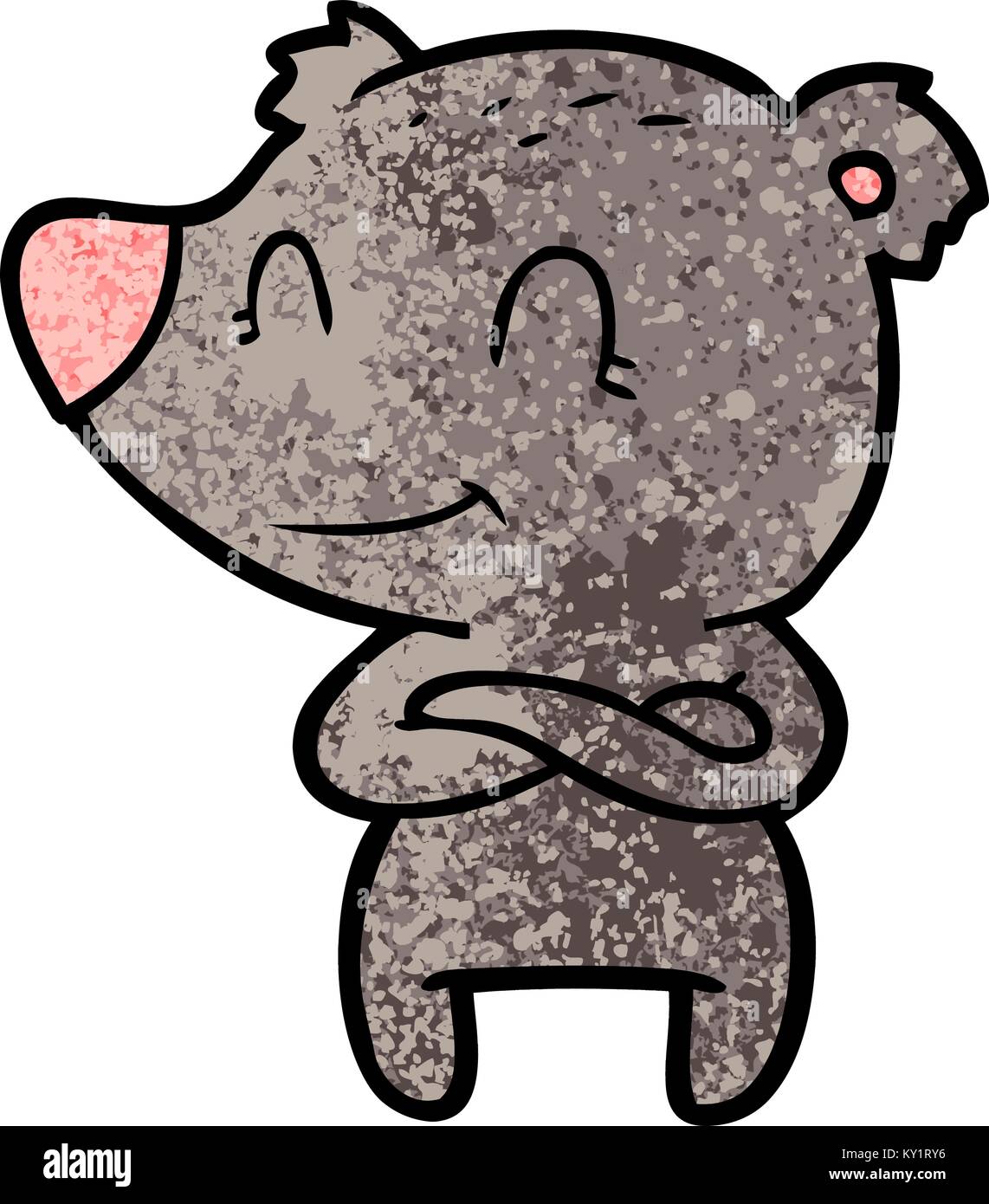 friendly bear cartoon Stock Vector Image & Art - Alamy