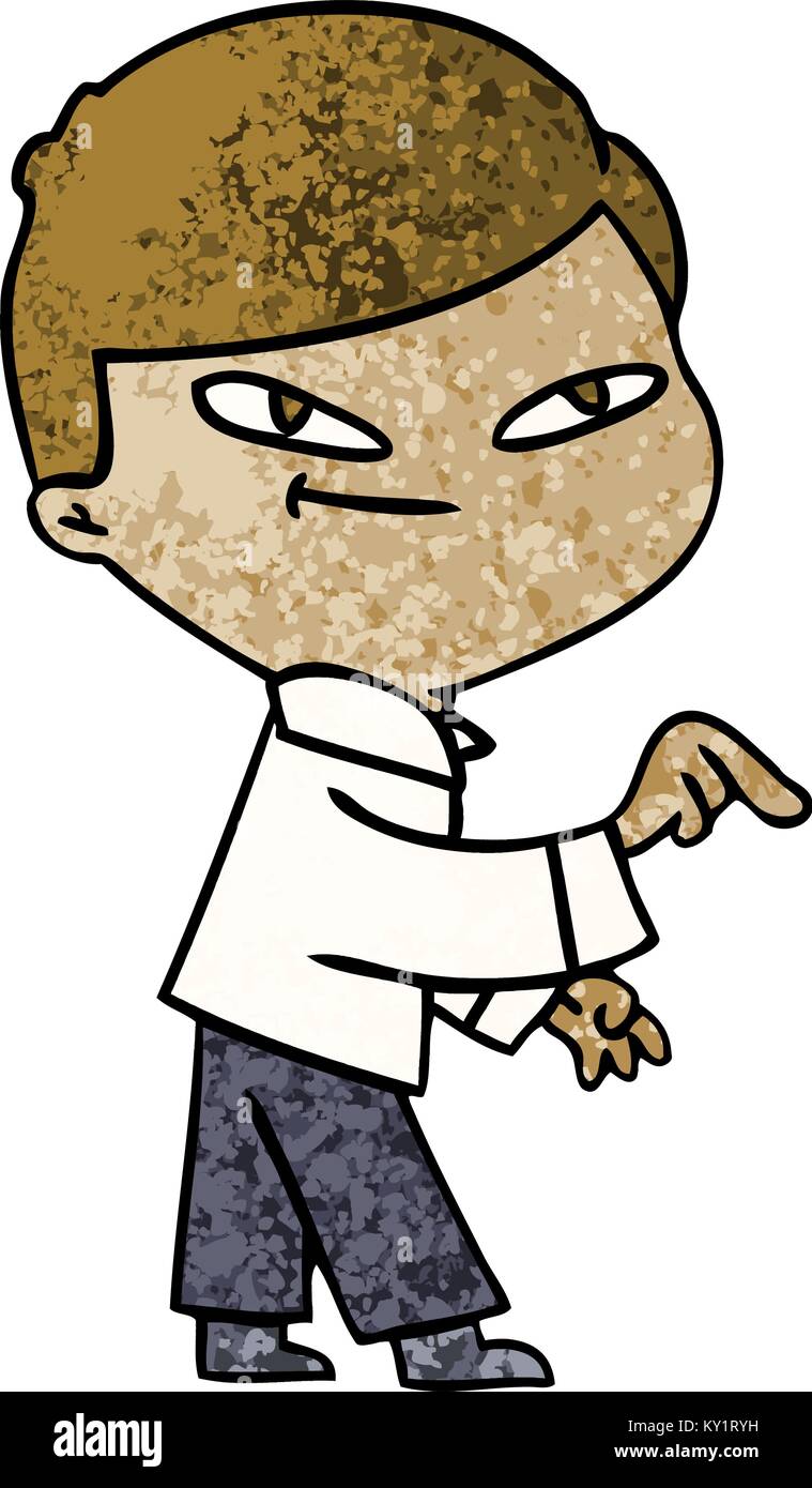 cartoon pointing man Stock Vector Image & Art - Alamy